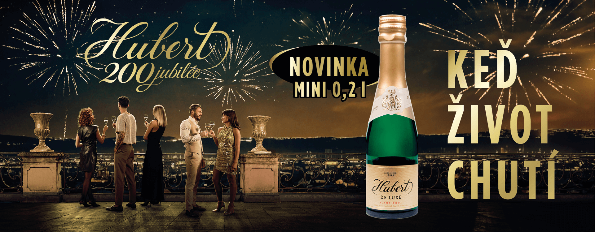 NOVINKA Hubert de Luxe mini 0,2 l - Najnapoje.sk - Hubert J.E.
